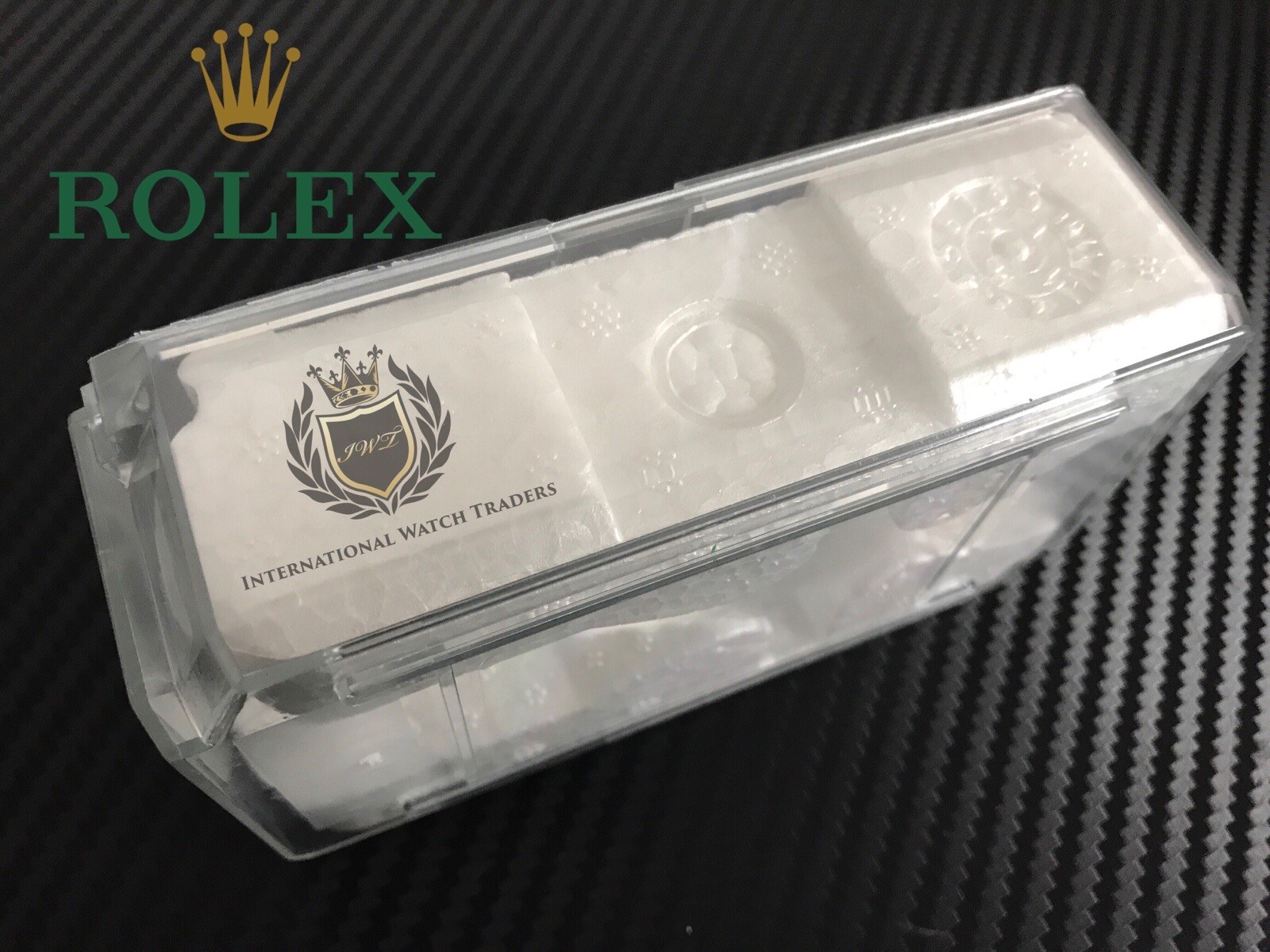 Rolex Plastic Delivery Case Coffin Protective Travel Case New Genuine ...