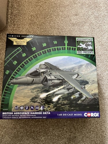 CORGI AVIATION 1:48 BAE HARRIER GR7A ZD437/49A MICHELLE NO 1 SQN RAF ...