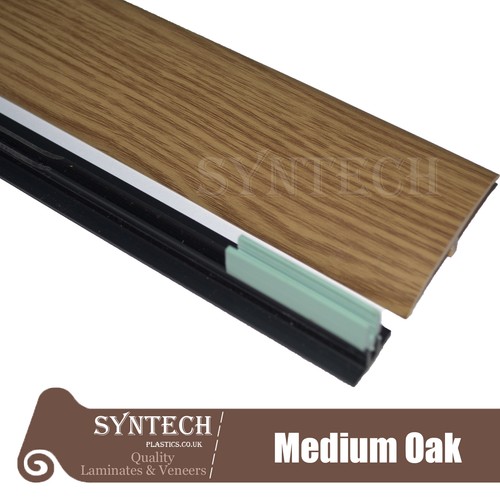 Medium Oak Laminate Transition Threshold Strip 50mm Multi-Height/Pivot ...