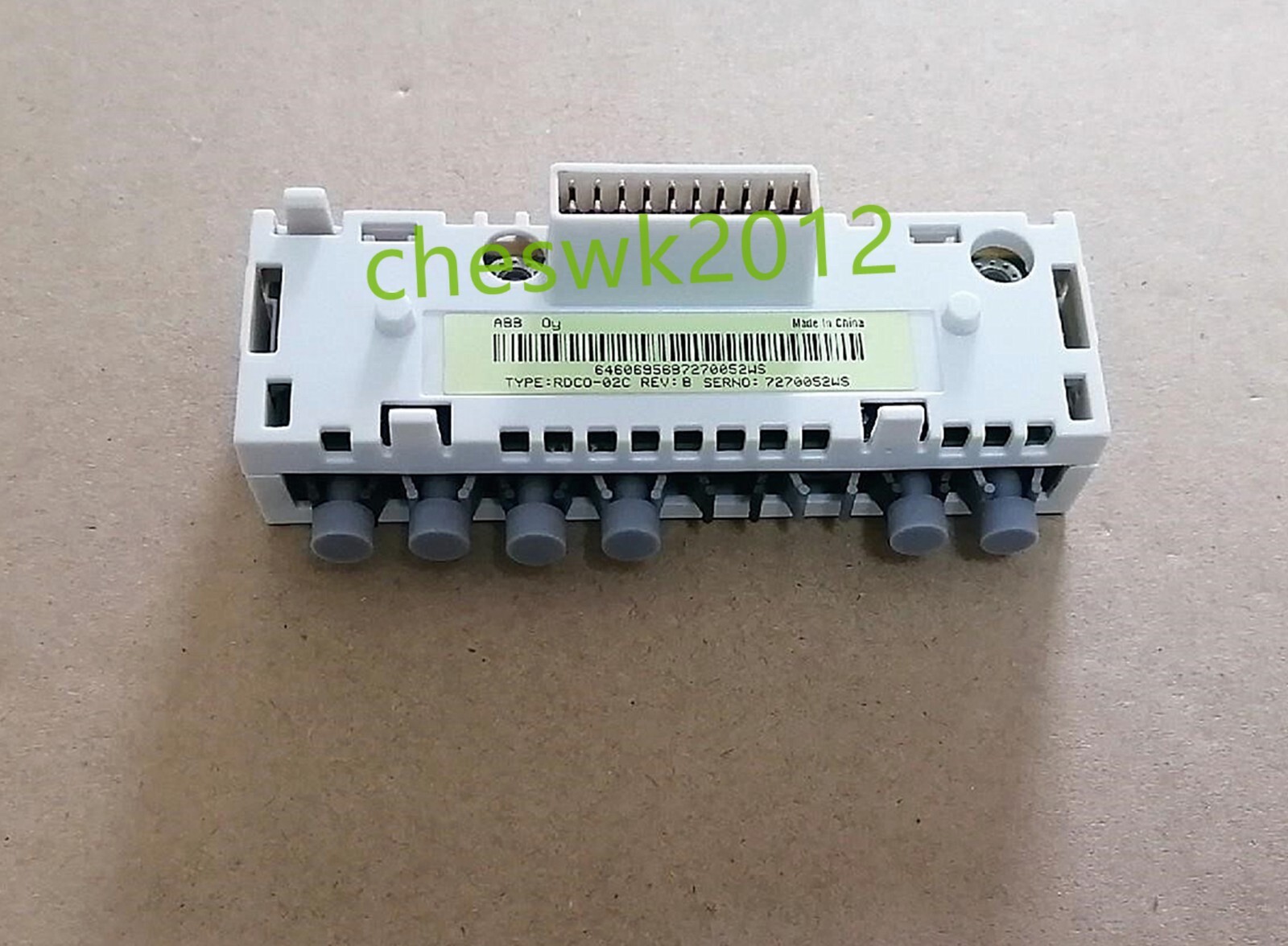 1 PCS ABB ACS800 converter DDCS fiber optic communication module RDCO ...