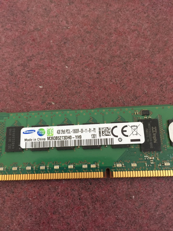 16 GB (4x4GB) 2Rx8 PC3L-10600R DDR3-1333 240 Pin Memory RAM (Samsung ...