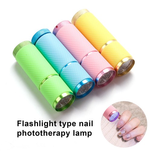 LED UV Gel Curing Lamp Light Portable Dryer Fast Cure Nail Flashlight ...
