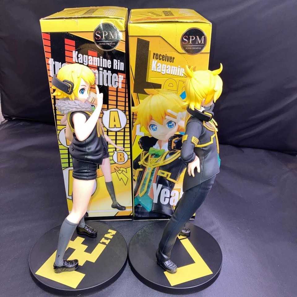 [USED] SEGA Project DIVA Arcade Future Tone Kagamine Len Rin SPM Figure ...