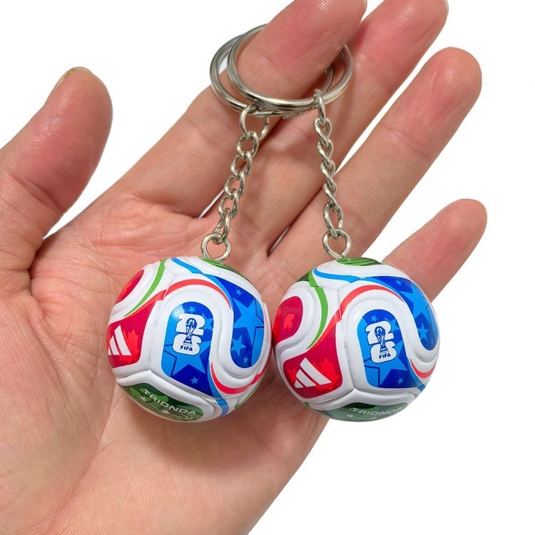 2026 World Cup 3D Soccer Ball Keychain Mini Football Pendant Adidas ...