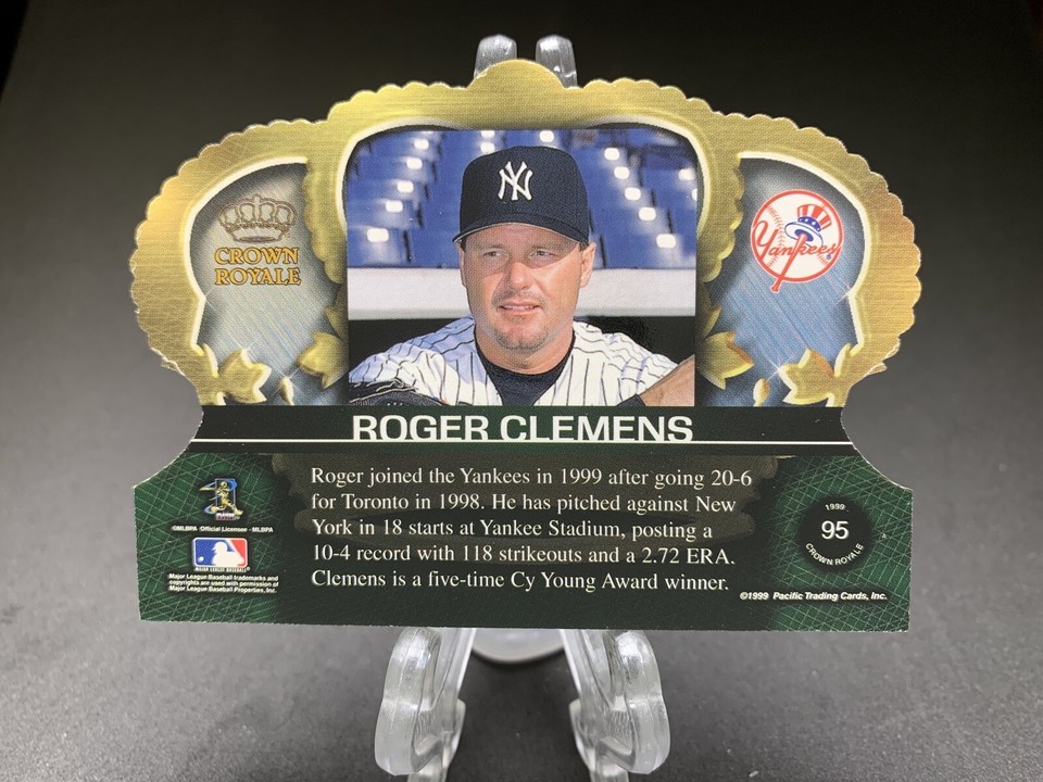 1999 Pacific ROGER CLEMENS Crown Royale #95 New York Yankees | eBay