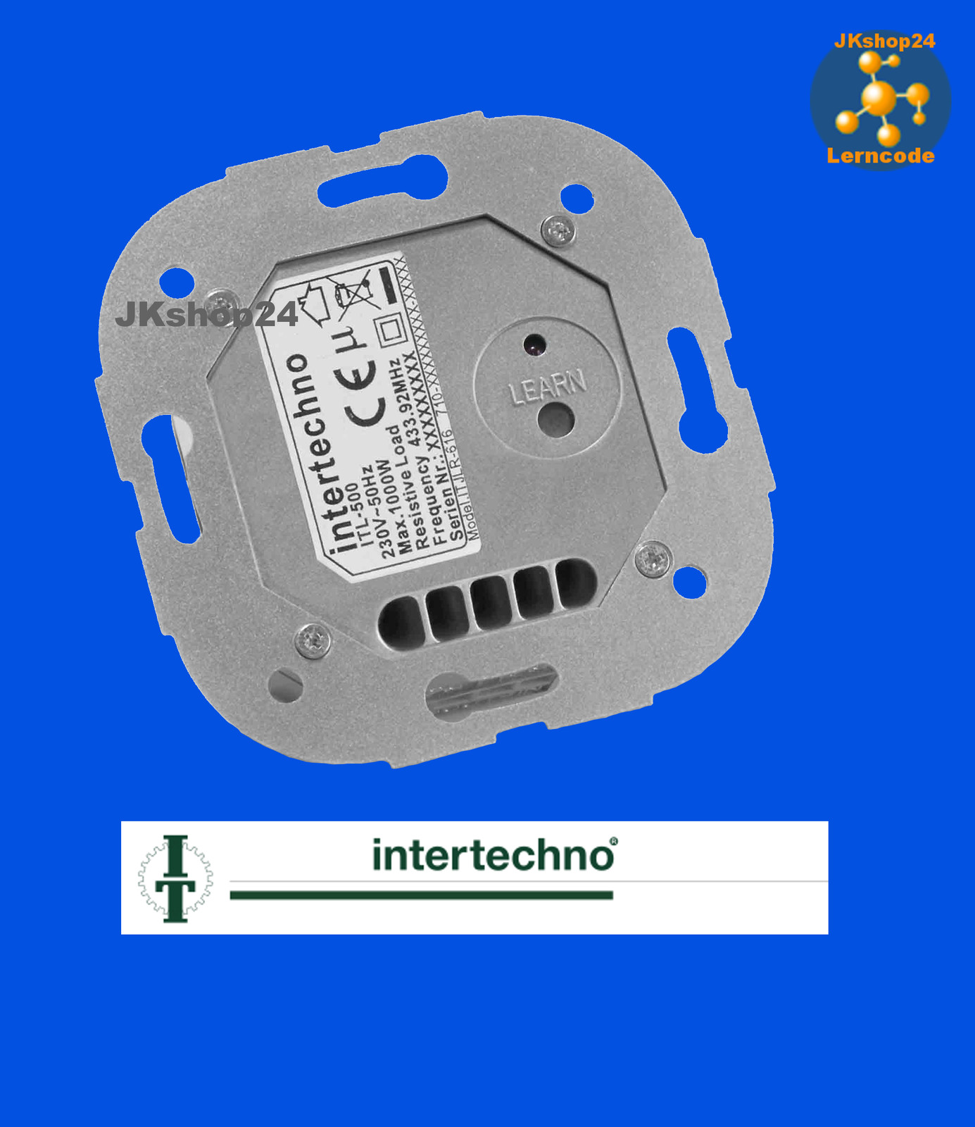Intertechno ITL-500 Funk-Empfänger Jalousie Rollladen-Steuerung Einbau-Schalter | eBay