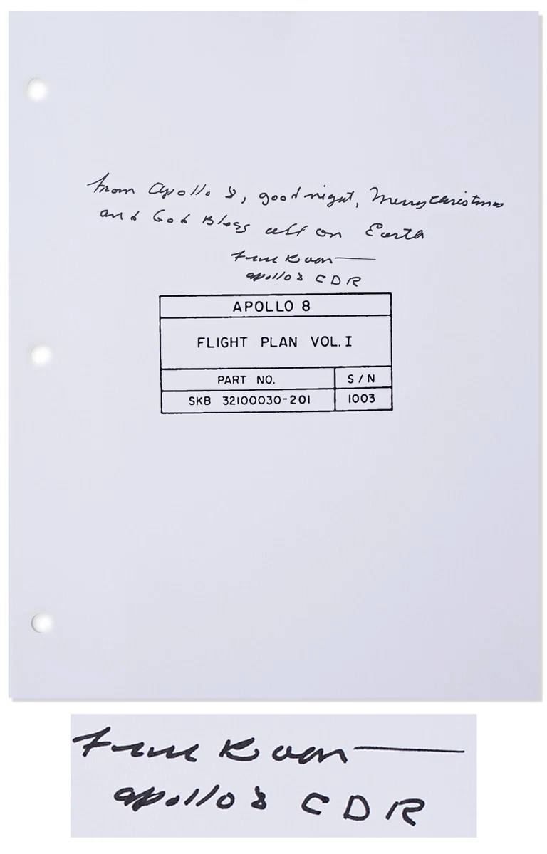 Apollo 8 Flight Plan
