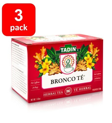 3 TADIN BRONCO TEA HERBAL TEA 24 BAGS | eBay