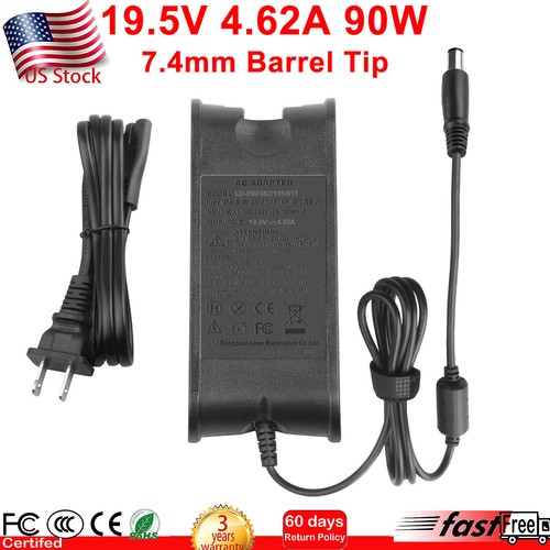 For Dell 90W 90 Watt AC Adapter Power Supply Charger PA-10 Family W ...