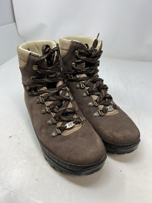 Raichle Men Leather Suede Hiking Mountaineering Boots 6.5 M Brown Ankle ...