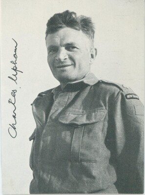 Charles Upham-Vintage Signed Photograph (Victoria Cross Recipient TWICE ...
