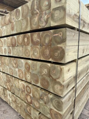 3.6m 100 x 100 Timber post 4 x 4 | eBay UK