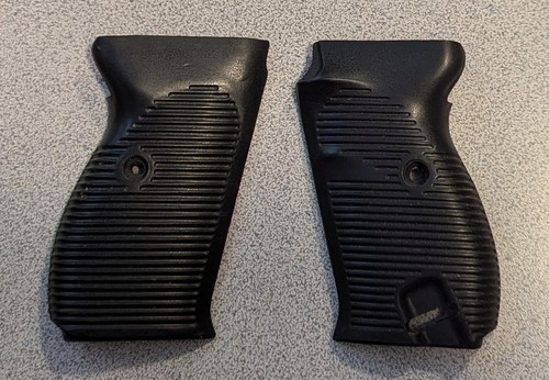 Mauser / Walther P-38, P-1, P-4, 9mm - Replica Slotted Military Grips ...