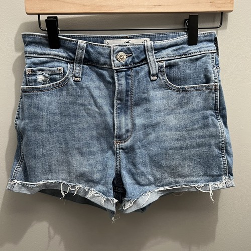 Hollister Curvy High Rise Short Size 27 / 5 soft stretch fabric 3 inch ...