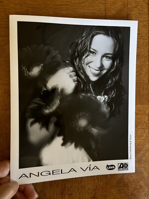 Singer & Musician Angela Via Rare Vintage 8x10 Press Photo | eBay