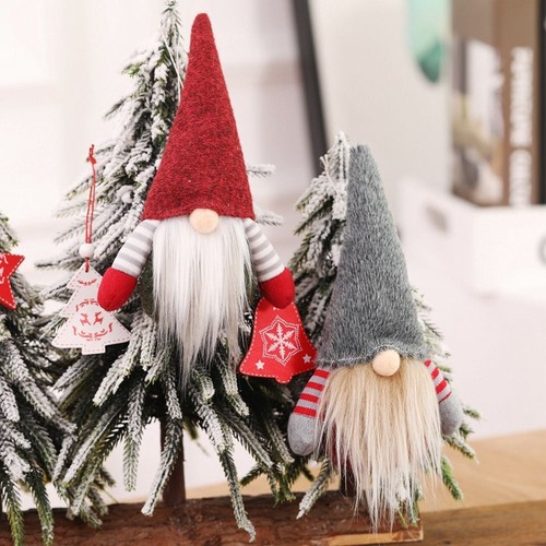 Adornment Faceless Dwarf Stuffed Toys Christmas Dolls Xmas Tree ...
