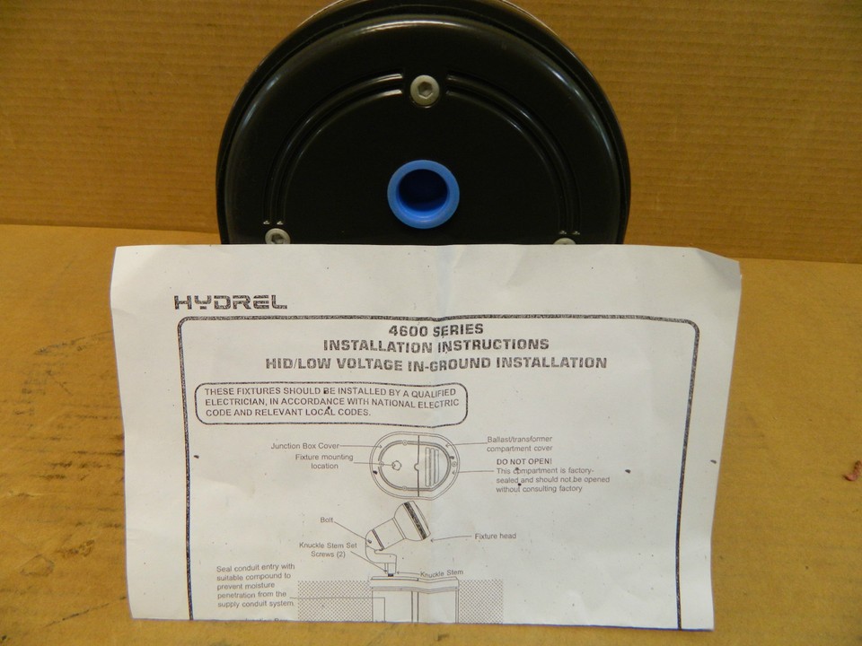 NEW HYDREL 4600 SERIES HID LOW VOLTAGE IN-GROUND ROUGH IN LIGHT MOUNT ...