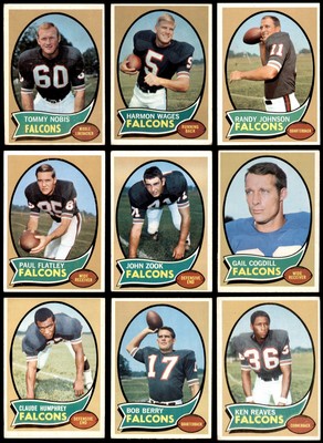 1970 Topps Atlanta Falcons Team Set 4 - VG/EX 2834429 | eBay
