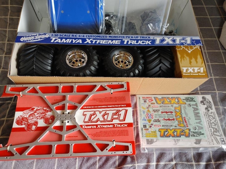 TAMIYA TXT-1 No. 58280 1/10 Scale RC 4x4 Customized Monster Pickup ...