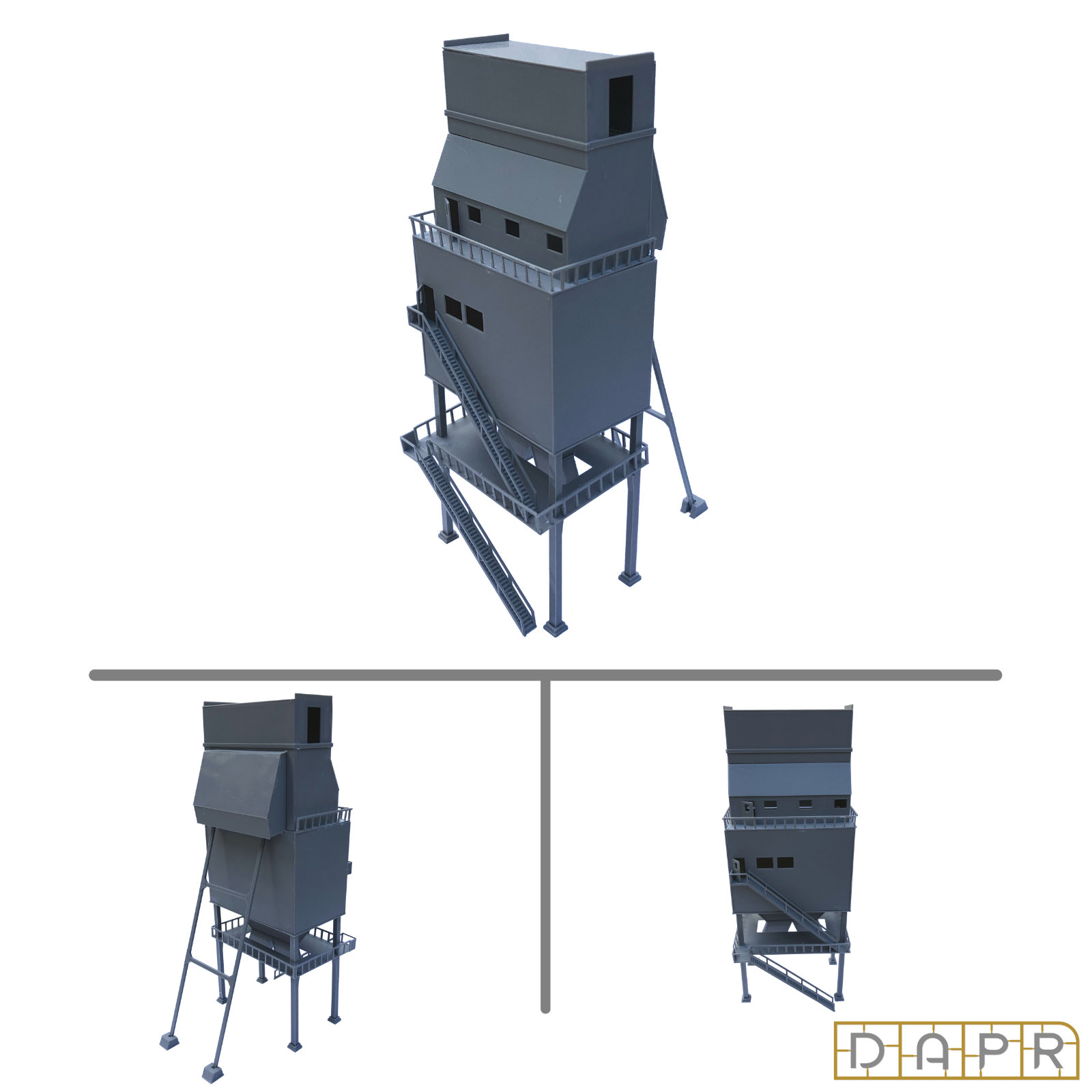 DAPR-N Gauge Model Railway Scenery Building Kit - Coaling Tower | eBay