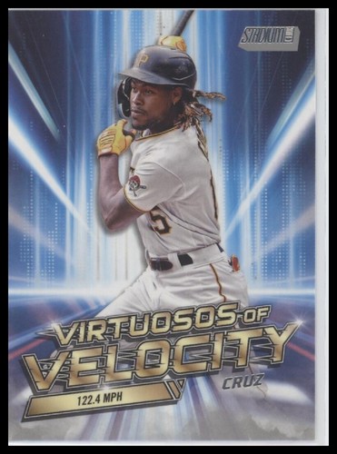 2023 Stadium Club #VV-13 Oneil Cruz Virtuosos of Velocity Pittsburgh ...