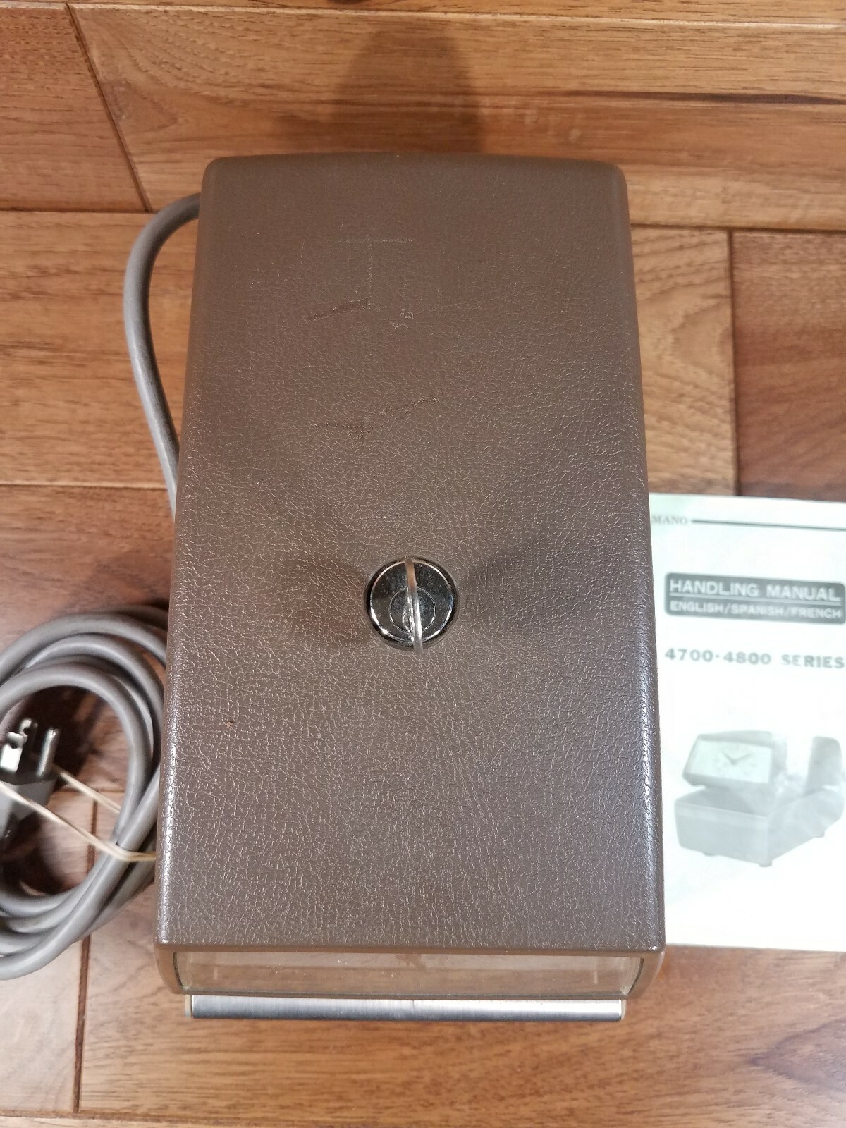 Vintage Amano Automatic Time & Date Stamp Card Punch Stamp Machine ...