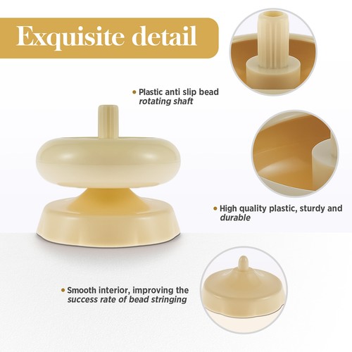 Bead Spinner Portable Spin Bead Loader Effort-Saving Beading Bowl ...
