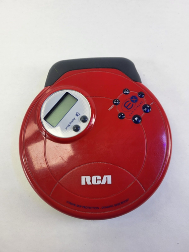 RCA Discman CD Player RP2501 Compact Disc Music Red Tested - READ | eBay
