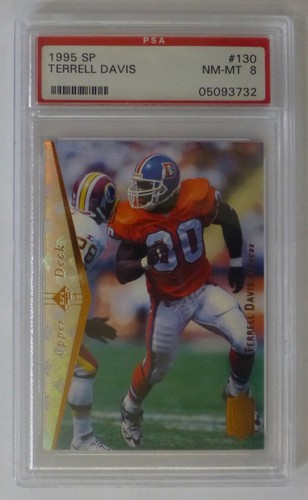 1995 - UPPER DECK SP - TERRELL DAVIS - CARD #130 - PSA NM-MT 8 | eBay