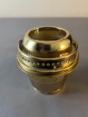 antique vintage (nos) brass abco rayo oil lamp burner gallery light ...