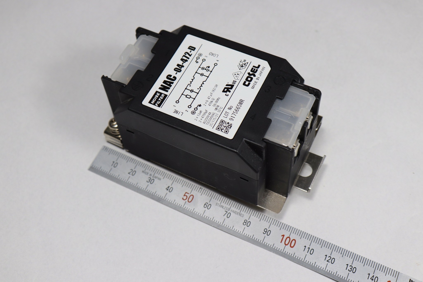 Cosel AC Noise Filter 250 VAC 4 Amp DIN Rail Mount for sale online | eBay