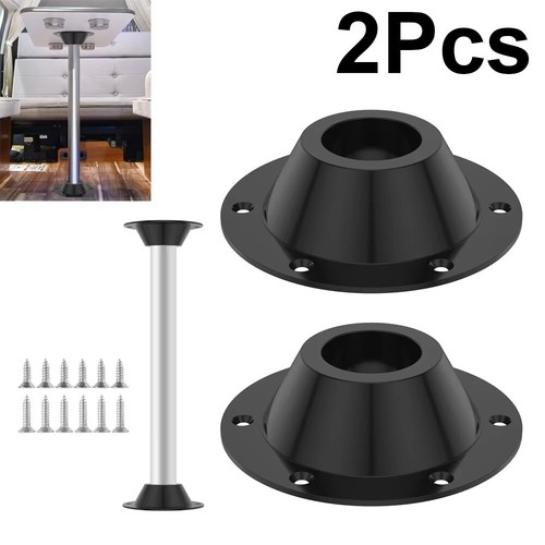 2Pcs Aluminium Alloy Camper Table Leg Base for RV Dinette Table ...