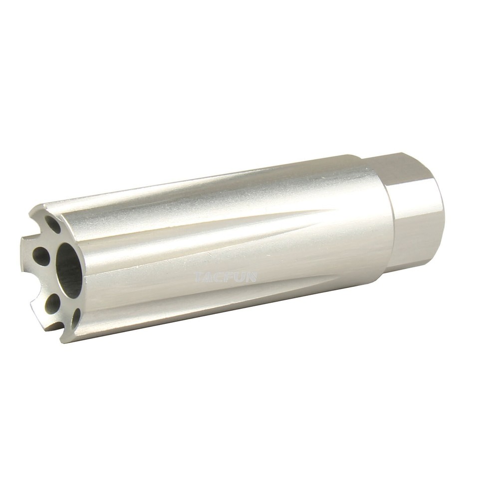 Muzzle Brake 1/2x28 TPI Linear Compensator for .22LR/.223 /w Washer | eBay