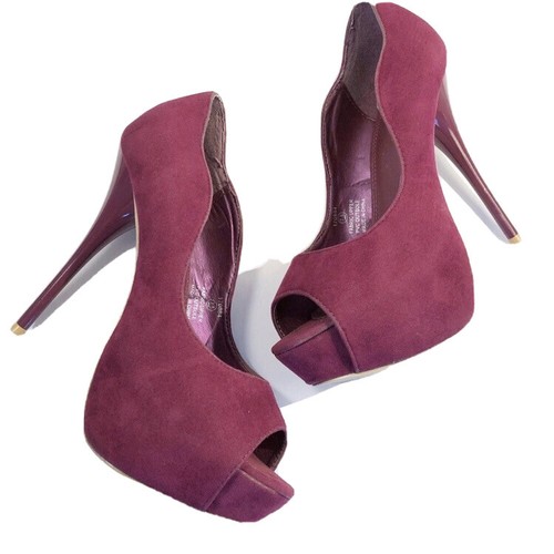 CHARLES ALBERT -Women’s Plum Alexsa Platform Heels Si… - Gem