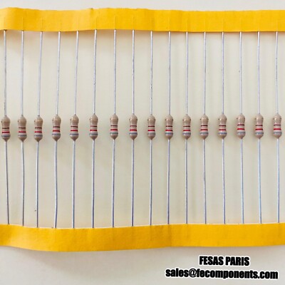 Royal Ohm Carbon Film Resistors 820 Ohms 1/4W 5% (500Pcs) | eBay