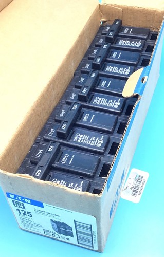 One (1) New Circuit Breaker Eaton Cutler Hammer BR2125 125 Amp 2 Pole ...