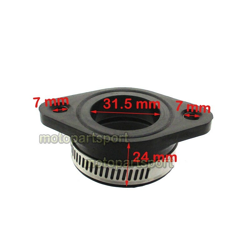 Carb Flange Adapter For Mikuni 30-34 Carburetors 60mm 40mm Spigot M ...