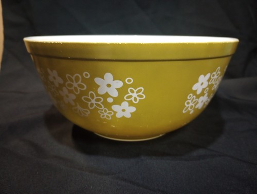 Vintage Pyrex Spring Blossom Crazy Daisy 2.5qt Bowl #403 | eBay