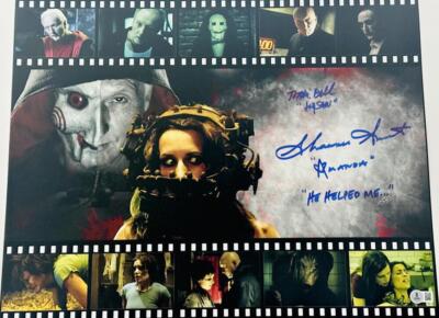 TOBIN BELL SHAWNEE SMITH SIGNED 16X20 PHOTO SAW JIGSAW POSTER AUTOGRAPH ...