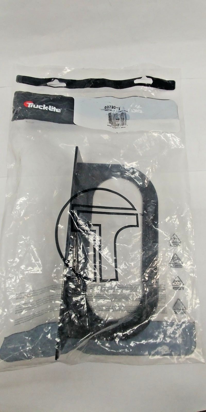 Truck-Lite 60720-3, 60 Series Oval Light Bracket, Black Epoxy Painted ...