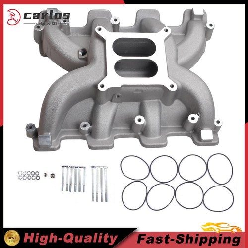 RPM Style Carb Intake Manifold For GM LS1 5.3L LS2 6.0L Cathedral Port ...