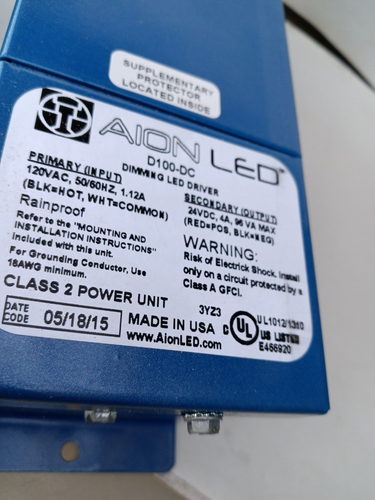 AION LED D100-DC DIMMING LED DRIVER | eBay