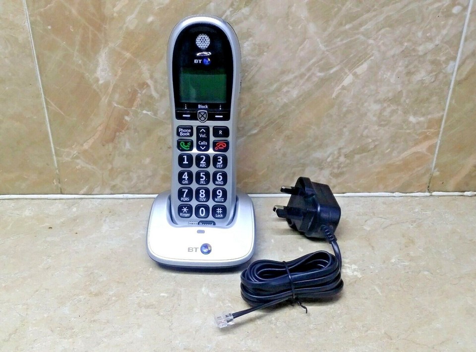 BT4600 BT 4600 Additional Handset Big Button Cordless Phone Call ...