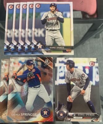 George Springer 8 Card Lot Bowman Near Mint | eBay