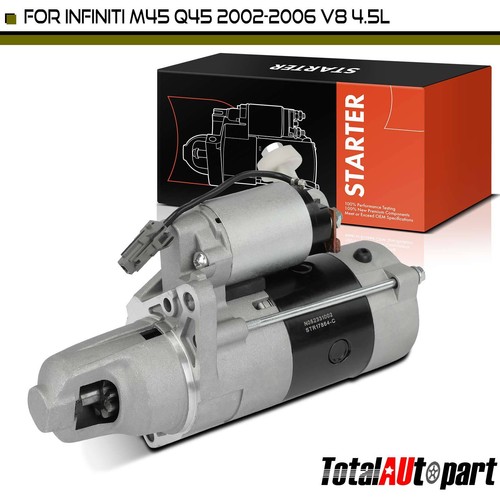 New Starter Motor for Infiniti M45 2003-2004 Q45 2002-2006 4.5L 1.7KW ...
