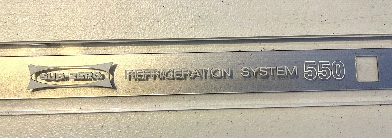 Sub Zero 550 Refrigerator Control Panel part# 3012610 SubZero logo ...