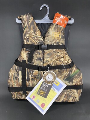 SJK Realtree Max 5 Adult 2XXL/3XXXL USCG Camo Life Jacket Vest | eBay