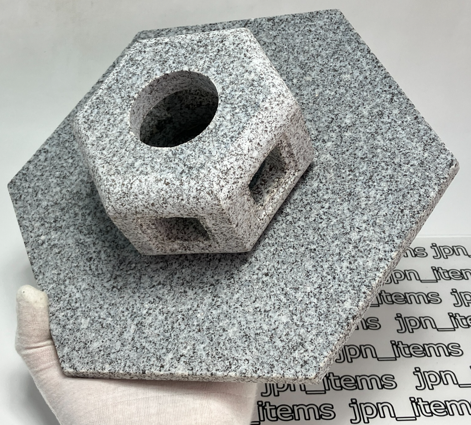 Gray Stone Lantern Yukimi Tourou Small Granite Japanese Garden Ornament ...