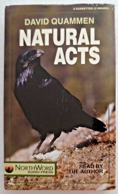 NATURAL ACTS David Quammen Audiobook - 2 Cassettes 3 Hrs Read by Author ...