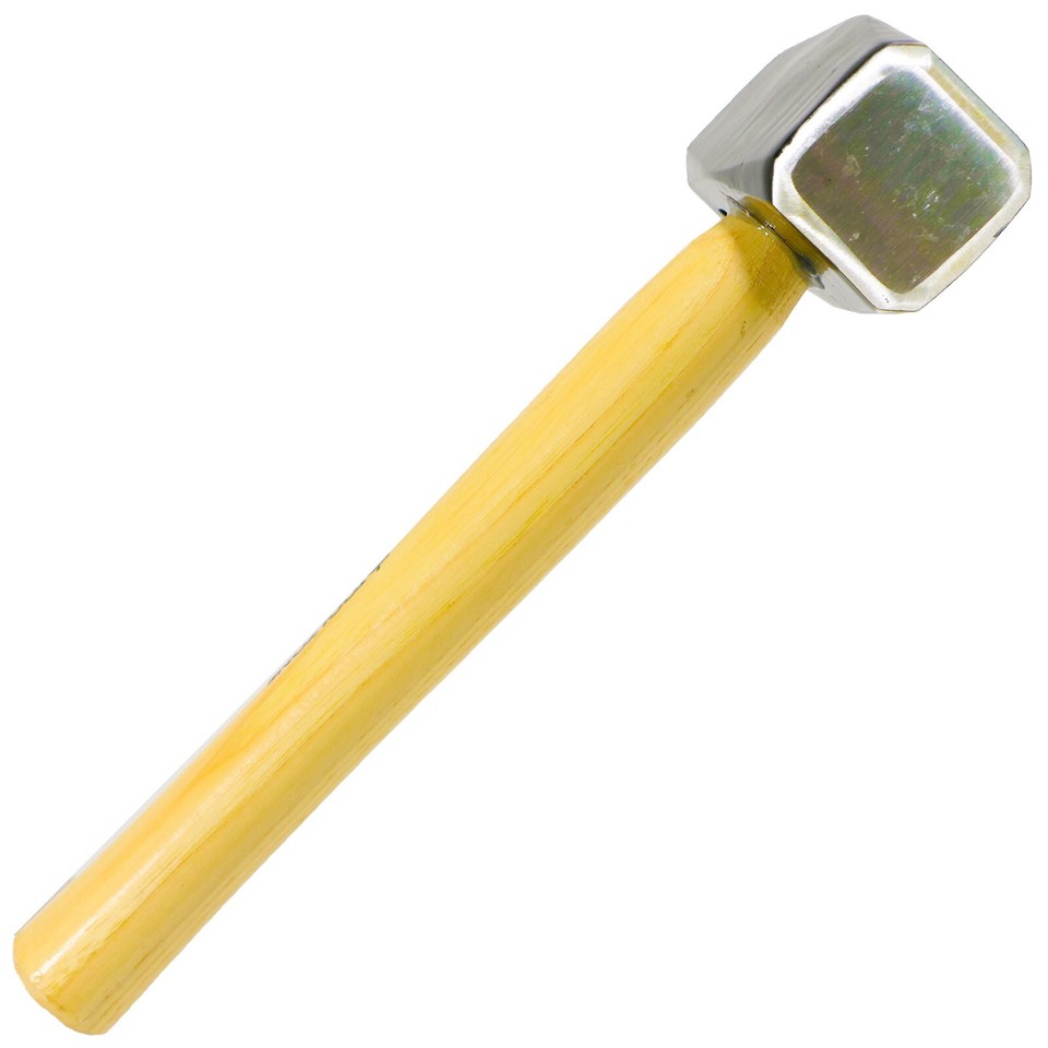 Lump Hammer 4lb Hickory Shaft Heavy Duty Sledge Club 2kg Hardened Steel ...